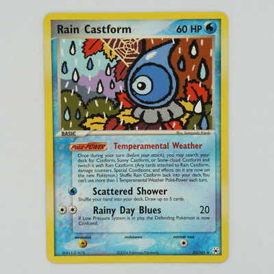 Rain Castform 23/101 Rare Ex Hidden Legends Pokemon Card | eBay