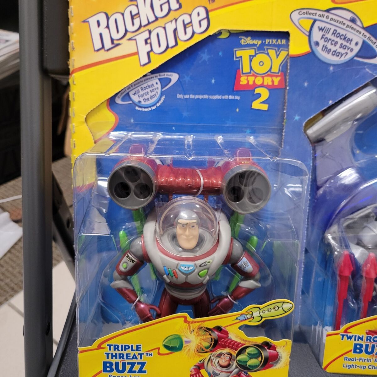 TOY STORY 2 Rocket Force TRIPLE THREAT And TWIN ROCKET BUZZ TOY STORY 2 Rocket Force TRIPLE THREAT And TWIN ROCKET BUZZ