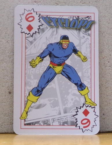 X-MEN CYCLOPS 6 OF DIAMONDS UNIVERSAL STUDIOS MARVEL COMICS TRADING ...