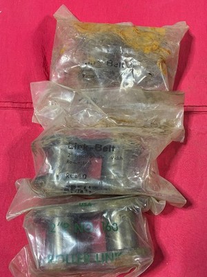 Link-Belt 2" Pitch Single Width Roller Links RC160 & RC140 – NOS – Set ...