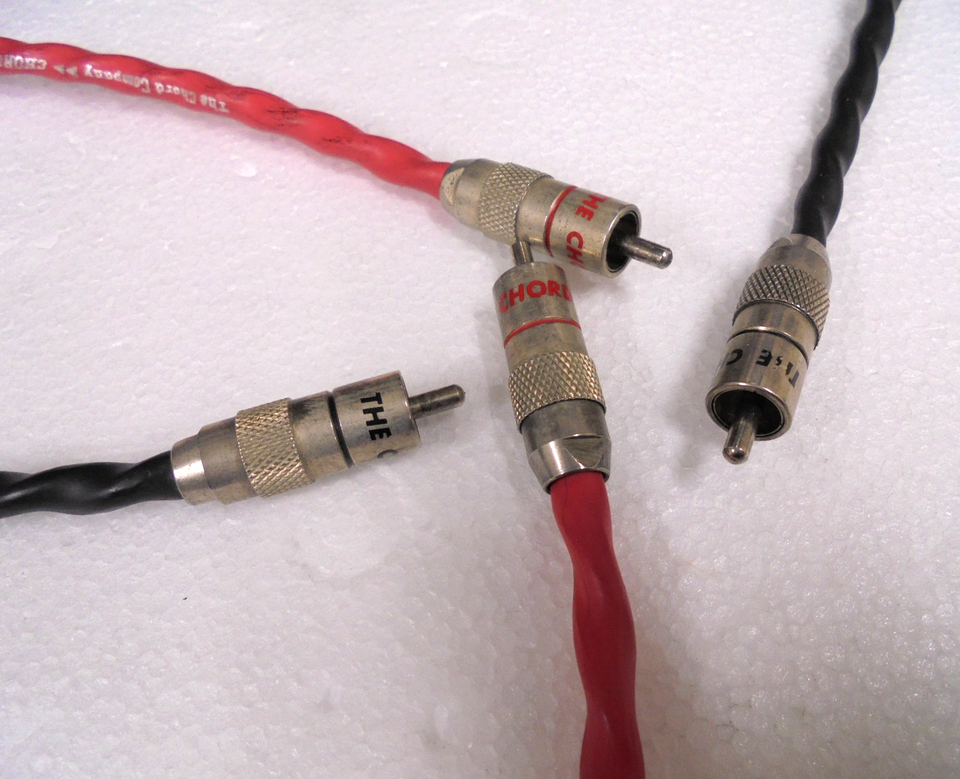 CHORD COMPANY CHORUS HIGH END RCA INTERCONNECT CABLE (2 X 1m) | eBay UK