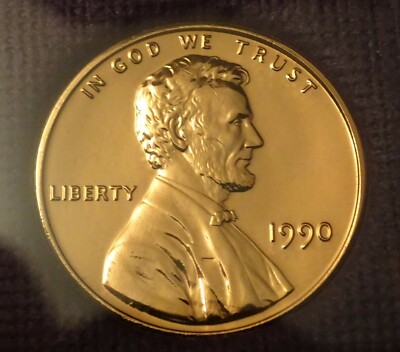 1990 NO S LINCOLN MEMORIAL PENNY ORIGINAL PROOF SET DCAM GEM SUPER RARE ...