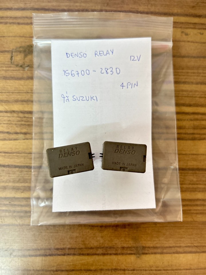 JDM Denso relay 12V 156700-2830 4-Pin Suzuki grey color | eBay