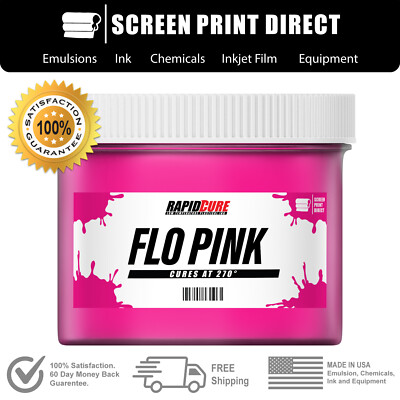 Fluorescent Pink - Screen Printing Plastisol Ink - Low Temp Cure - 32oz ...