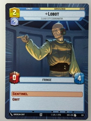 Star Wars Unlimited - Lobot Hyperspace 321 | eBay