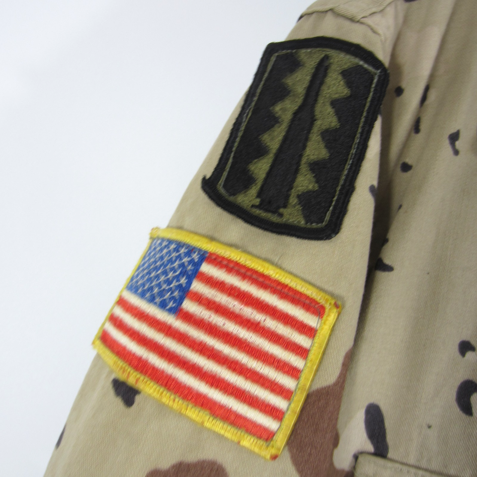Desert Storm US Army Chocolate Chip Desert Camo Combat BDU Field Jacket ...