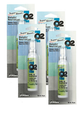 Super Sheet Malodor Neutralizer - Smoke Eliminator, Country Fresh, 4 ...