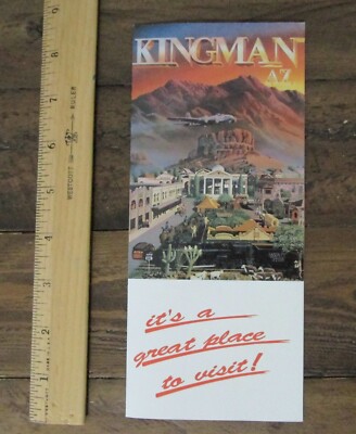 Kingman Arizona It's A Great Place To Visit! Travel Brochure | eBay