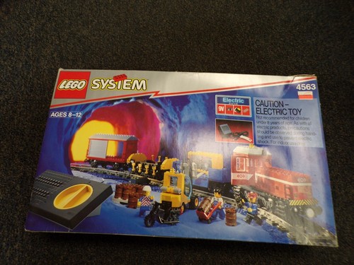 LOAD N' HAUL RAILROAD 6563 LEGO SYSTEM CITY TOWN TRAIN SET COMPLETE W ...