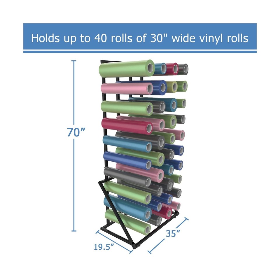 Vinyl Roll Floor Storage Rack, Vinyl Roll Holder, Viny Roll Storage ...