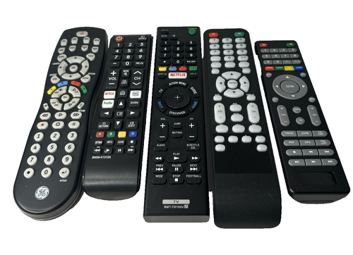 Lot of 5 Remote Controls For TV/Various Devices new/& used | eBay
