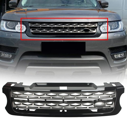Black&Gray Front Grille Mesh Grill Vent For Range Rover Sport 2014-2017 ...