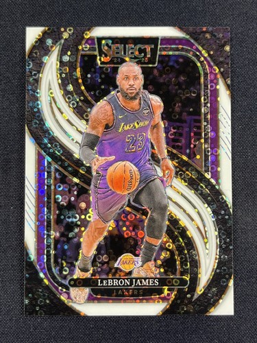 2024-25 Panini Select LeBron James #111 Premier Level White Disco Prizm ...
