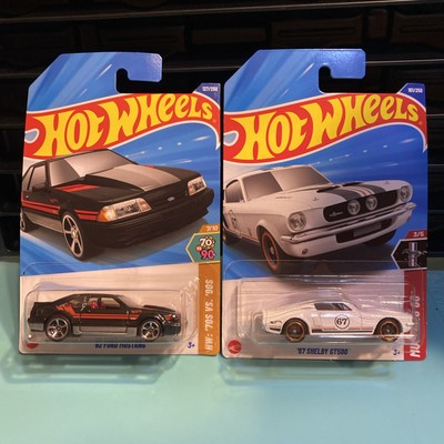 2025 New Hot Wheels lot of 2-‘92 Ford Mustang Foxbody & ‘67 Shelby ...