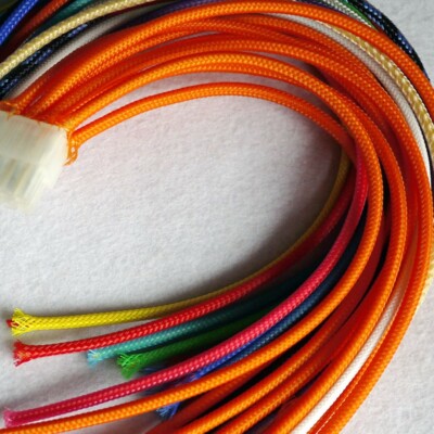 3mm-40mm Orange Braided Cable Sleeving/Sheathing/Auto Wire Harnessing ...