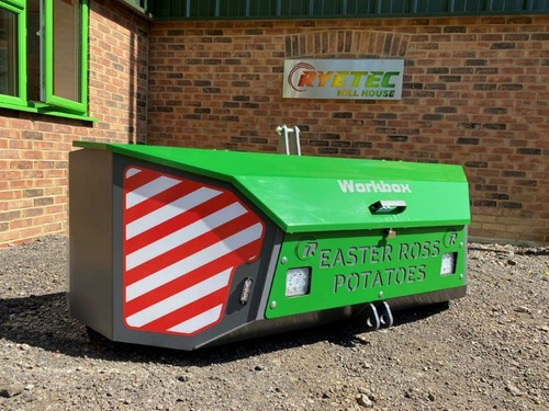 Ryetec Workbox/Weightbox tractor linkage mounted weight block and ...