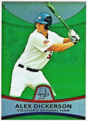 Alex Dickerson - 2010 Bowman Platinum Prospects USA Baseball Vert ...