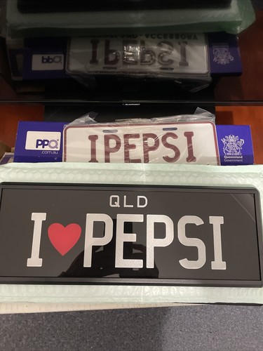 PPQ Number Plates.I ️PEPSI | eBay Australia
