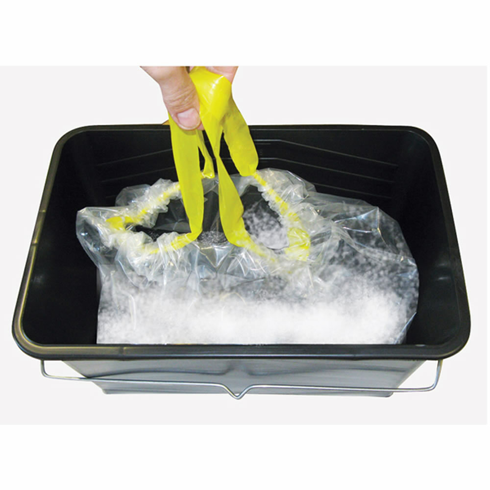 8 x 15 Litre Paint Scuttle Liners Decorators Roller Tray Bucket Corflex ...