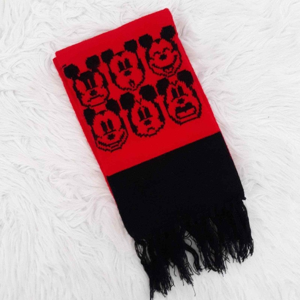90s Vintage Disney Mickey Mouse Scarf | eBay