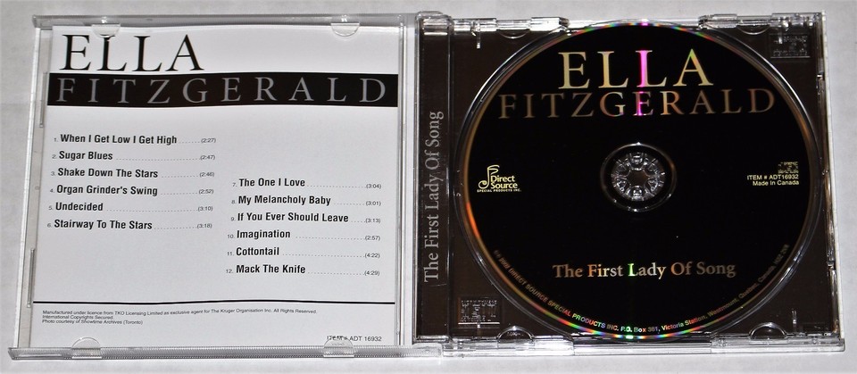 Ella Fitzgerald ‎– The First Lady Of Song CD | eBay