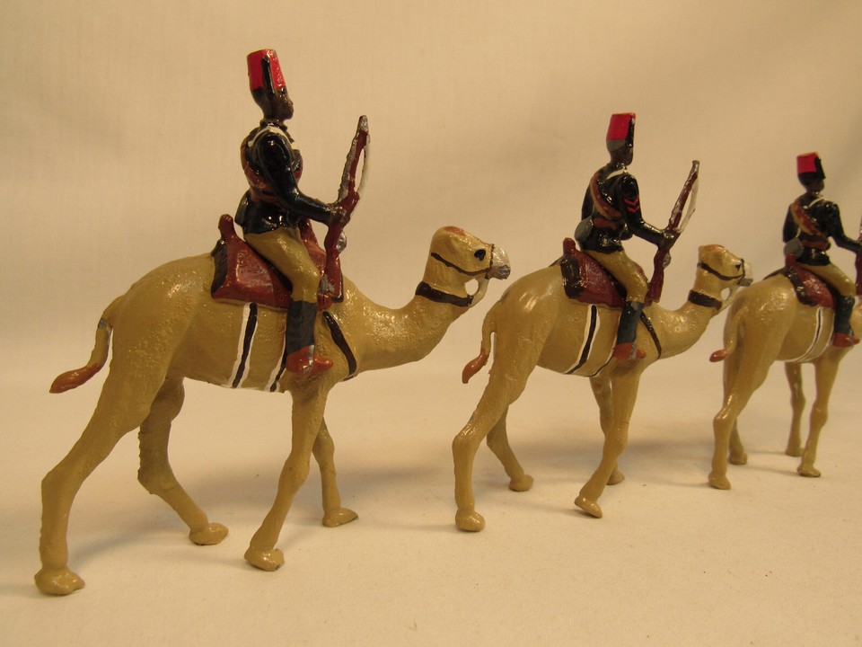 Vintage BIKANIR BIKANER INDIAN CAMEL CORPS Metal Soldiers Figurines G2 ...