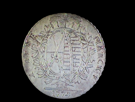 1774 Thaler Taler Saxony Large Crown-Sized World Silver Coin | eBay