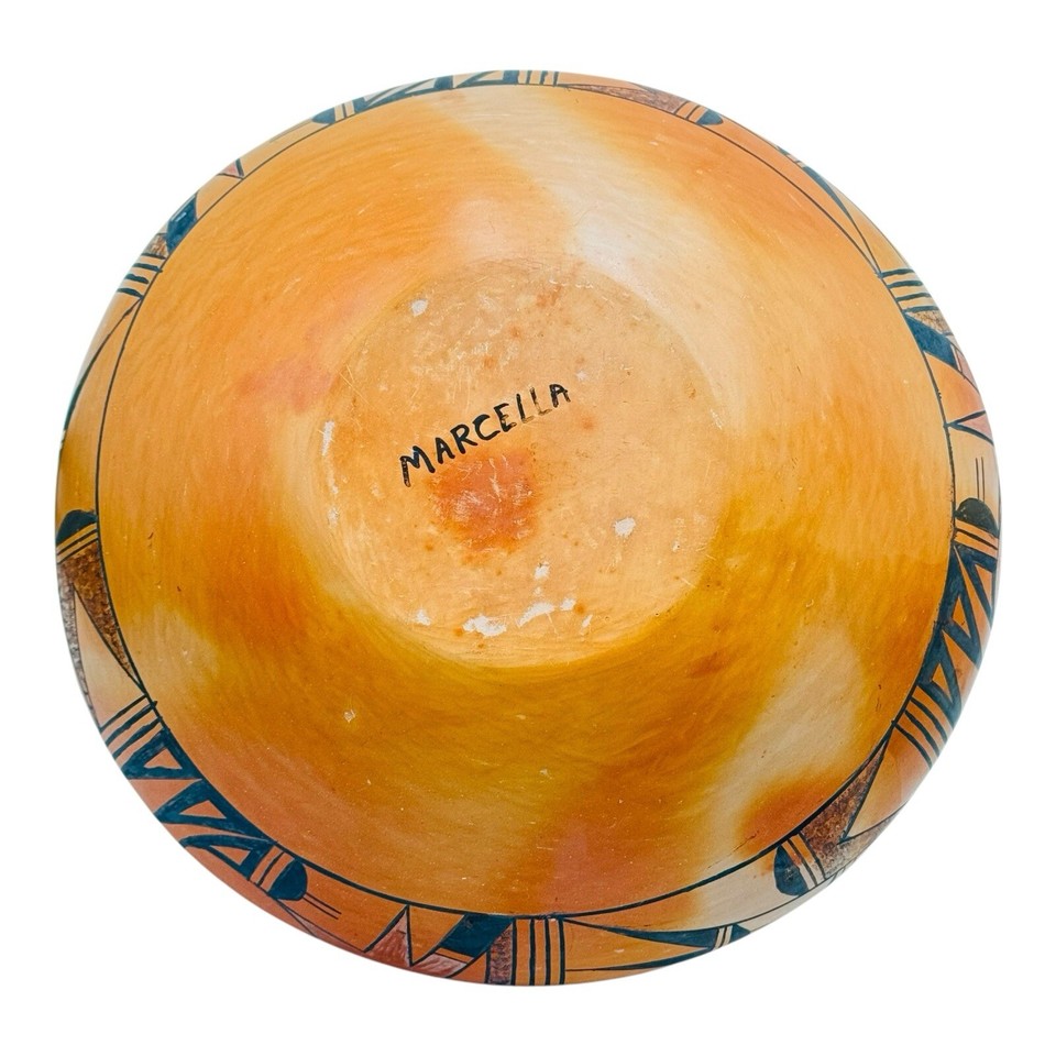 Hopi Polychrome Pottery Seed Jar SIGNED By Marcella Kahe 1950s VERY ...