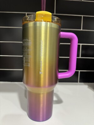 Stanley Starbucks Summer Sunset Gradient 40oz Tumbler Rare Mother's Day ...