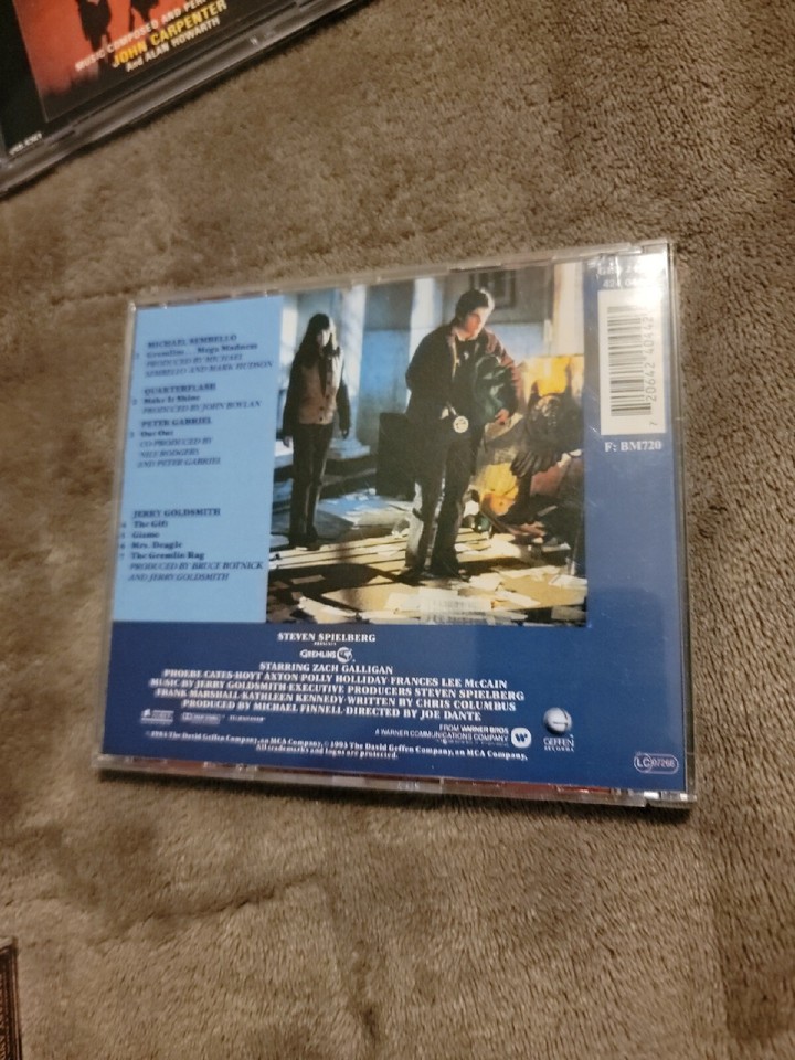 Gremlins CD Soundtrack Stephen Spielberg Rare Halloween Christmas ...