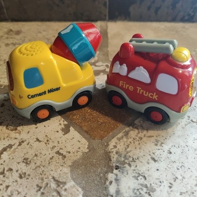 vTech Go Go Smart Wheels Fire Truck and Cement Mixer toys | eBay