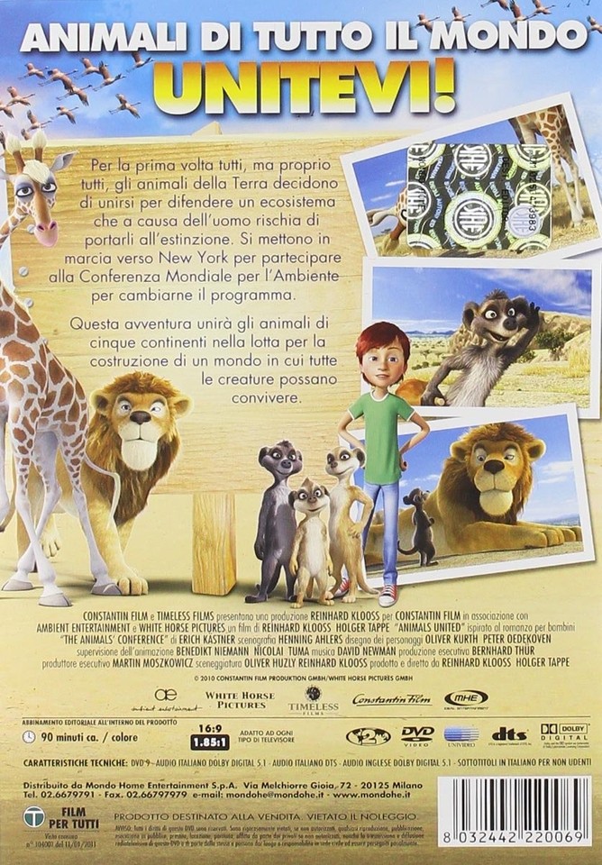 Animals United (DVD) Reinhard Klooss Holger Tappe | eBay Australia