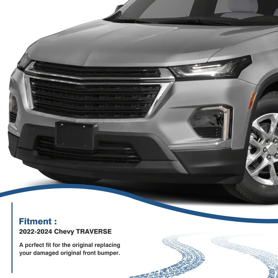 Primed Front Bumper Cover For 2022-2024 Chevy Traverse 85596503 | eBay