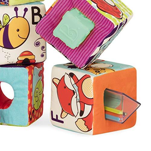 Soft Fabric Building Blocks for Toddlers - Educational Alphabet Blocks ...