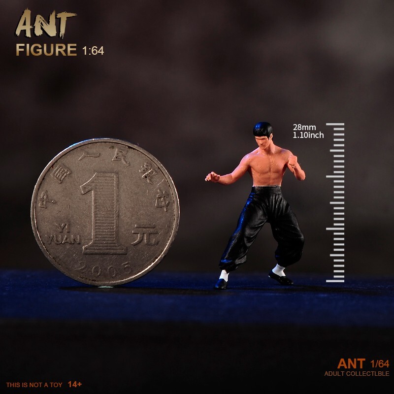 Chinese Kungfu Combat Martial Art Doll 1/64th Miniature Scenes Diorama ...