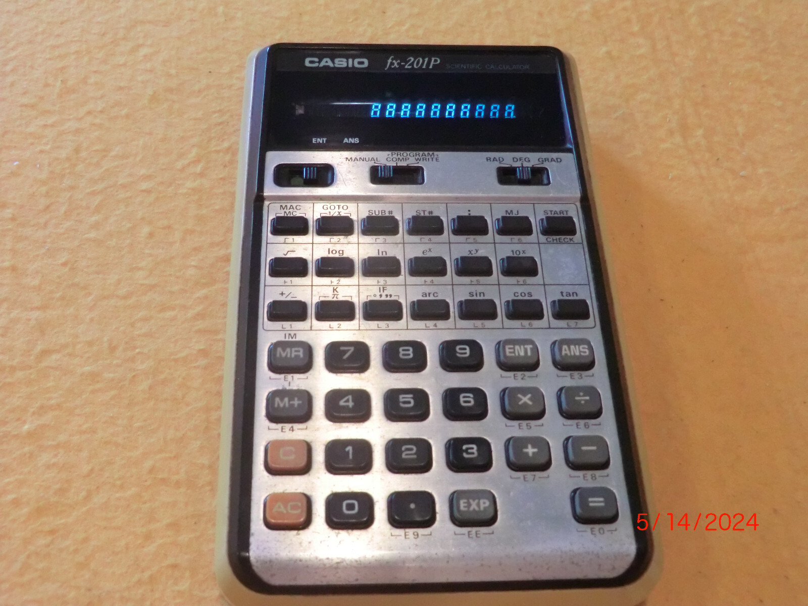VINTAGE CASIO fx-201P Programmable Calculator | eBay