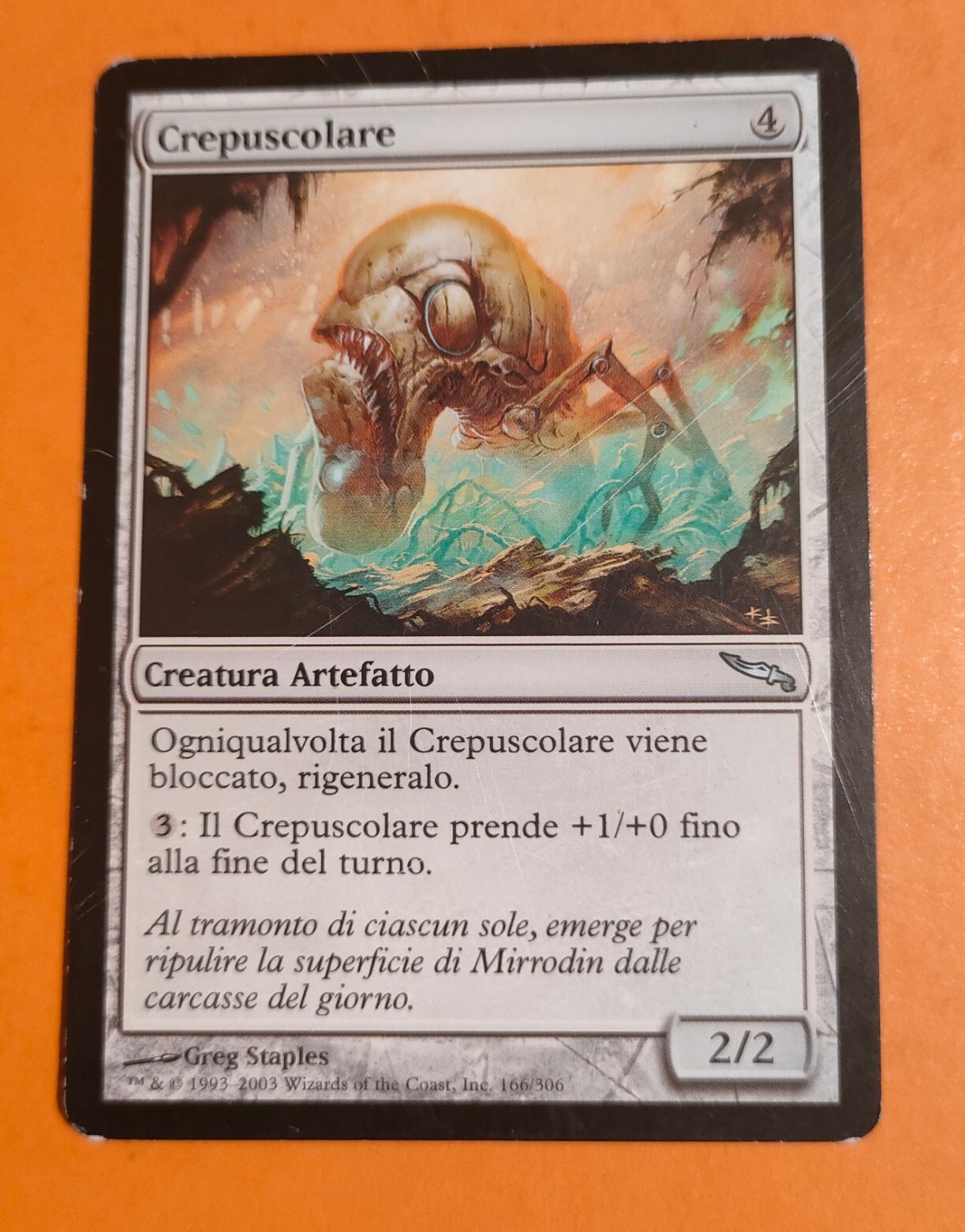 MTG Magic The Gathering Ita 2003 1x Crepuscolare Creatura Artefatto 166 ...