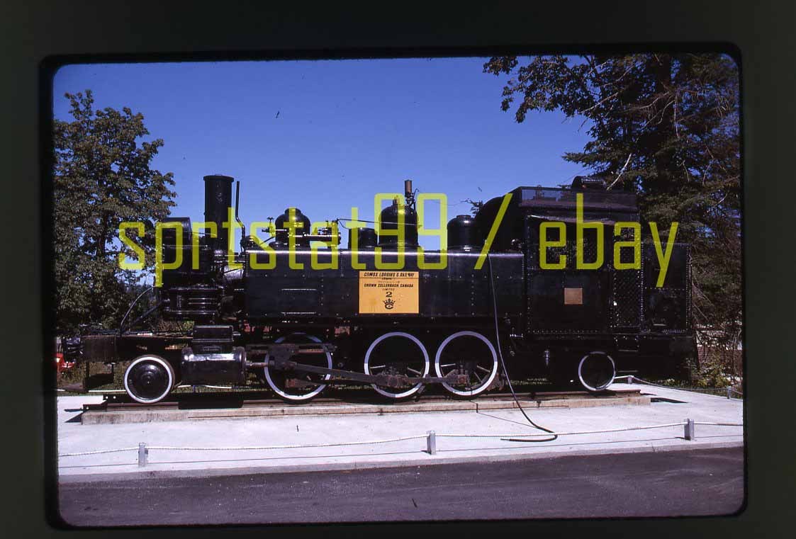 1963 Comox Logging & Railway Locomotive #2 - Vintage 35mm Railroad ...