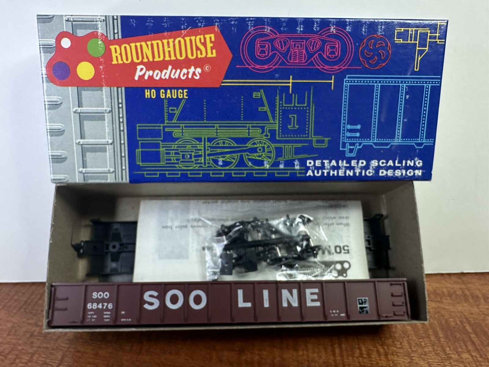 HO Scale 1684 Roundhouse SOO LINE 50' Gondola Car Unbuilt KIT | eBay