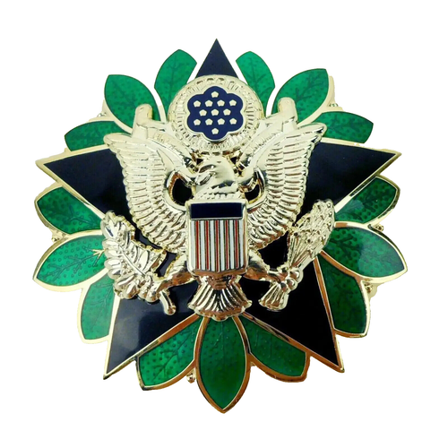 US Army Staff Identification Badge Pin GREEN - METAL REPRO | eBay