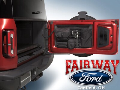 21 thru 23 Bronco OEM Ford Black Molle Grate Storage System for Rear ...