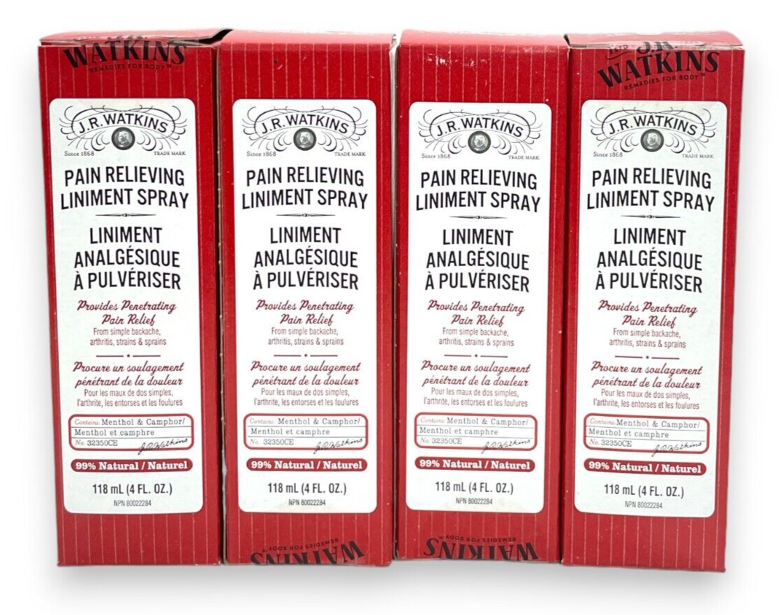 JR Watkins Pain Relieving Liniment Spray (118ml/4fl.oz) You Pick Lots ...