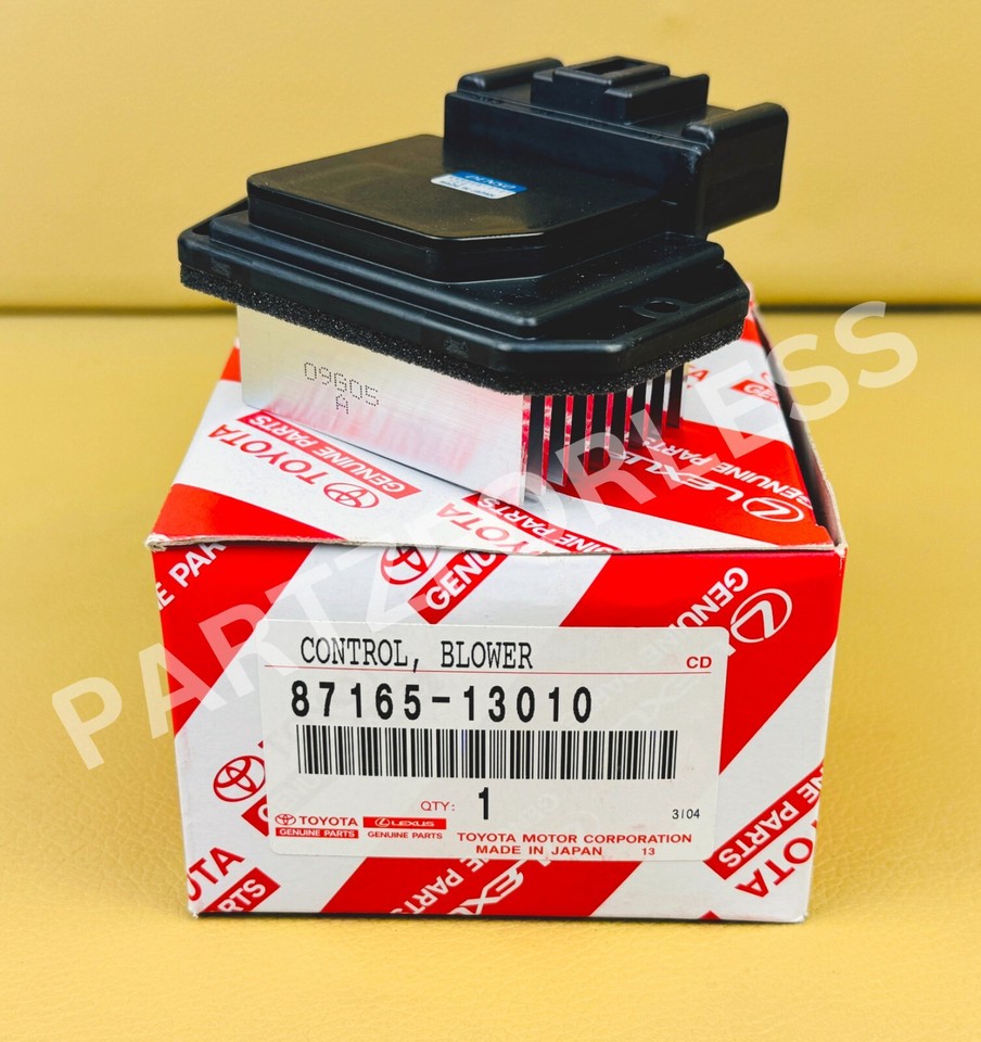 87165-13010 TOYOTA GENUINE CONTROL, BLOWER MOTOR 8716513010 NEW OEM | eBay