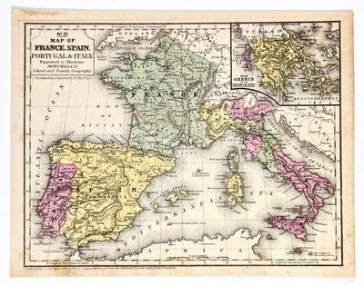 Europe - 1846 Map