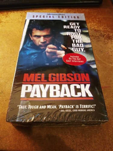 Payback VHS (sealed) Mel Gibson | eBay