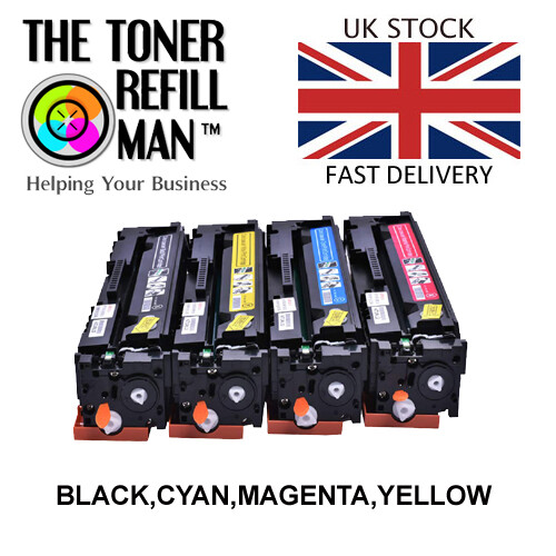 4 X Toner Cartridges For Use in Canon i-SENSYS MF-641Cw, MF-643Cdw ...