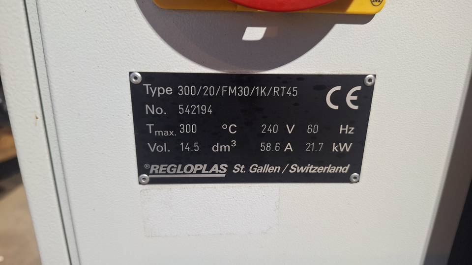 Regloplas 300 Hot Thermal Oil Temperature Control Unit w/RT45 21.7 kW ...