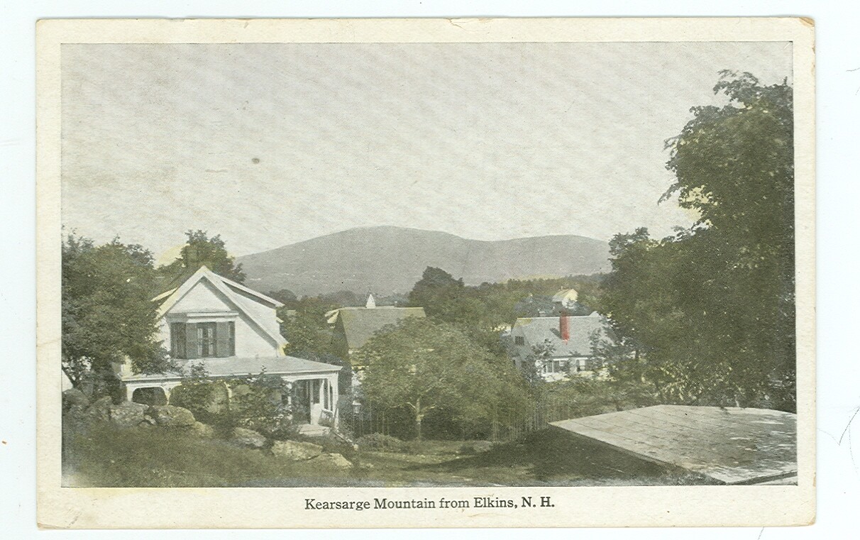 ELKINS,NEW HAMPSHIRE-KEARSARGE MOUNTAIN FROM ELKINS-PM1925-(NH-E) | eBay