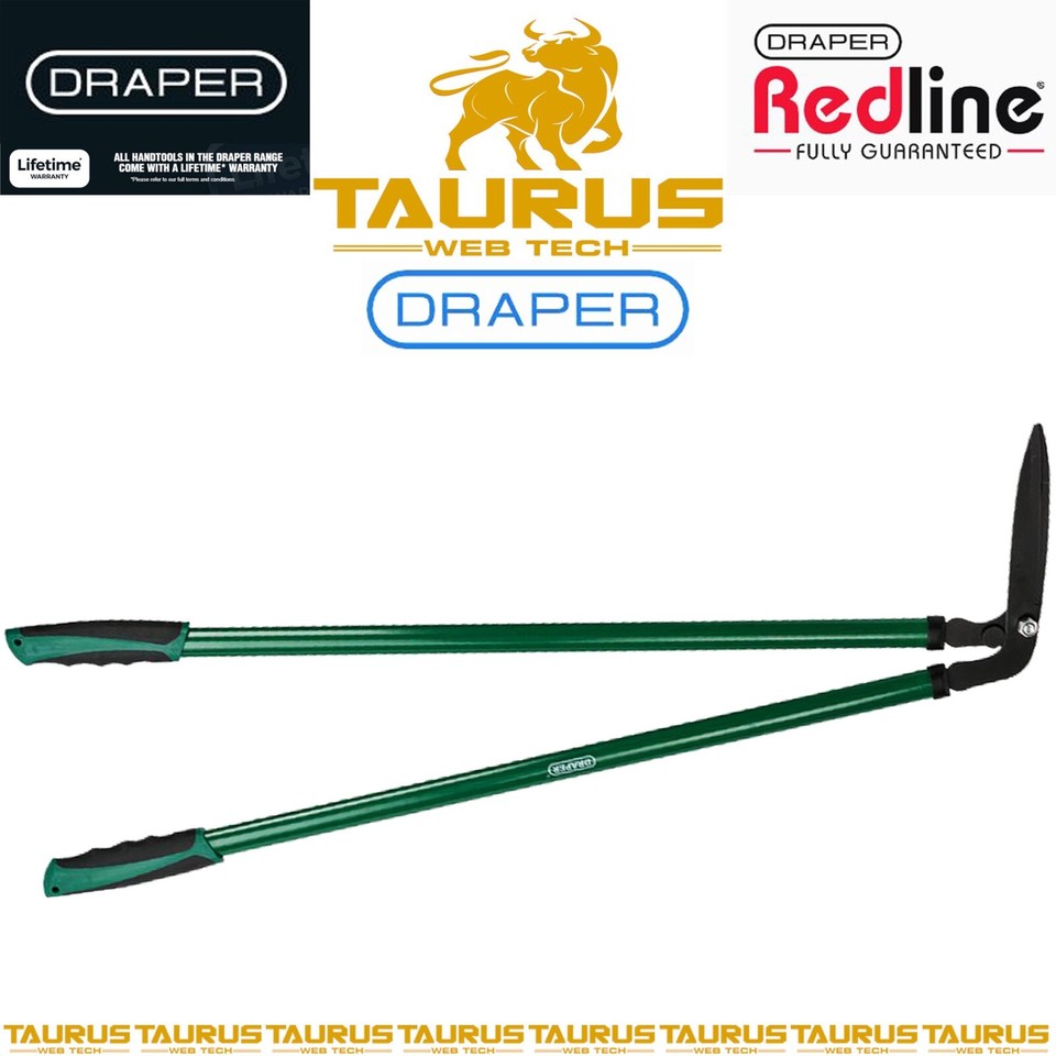 DRAPER Long Side Cutting BORDER SHEARS Grass Edge Garden Cutters ...
