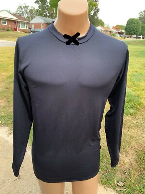 Nike Dri Fit Men's Compression Wicking Shirt Dark Navy Blue New SIZE XL ...